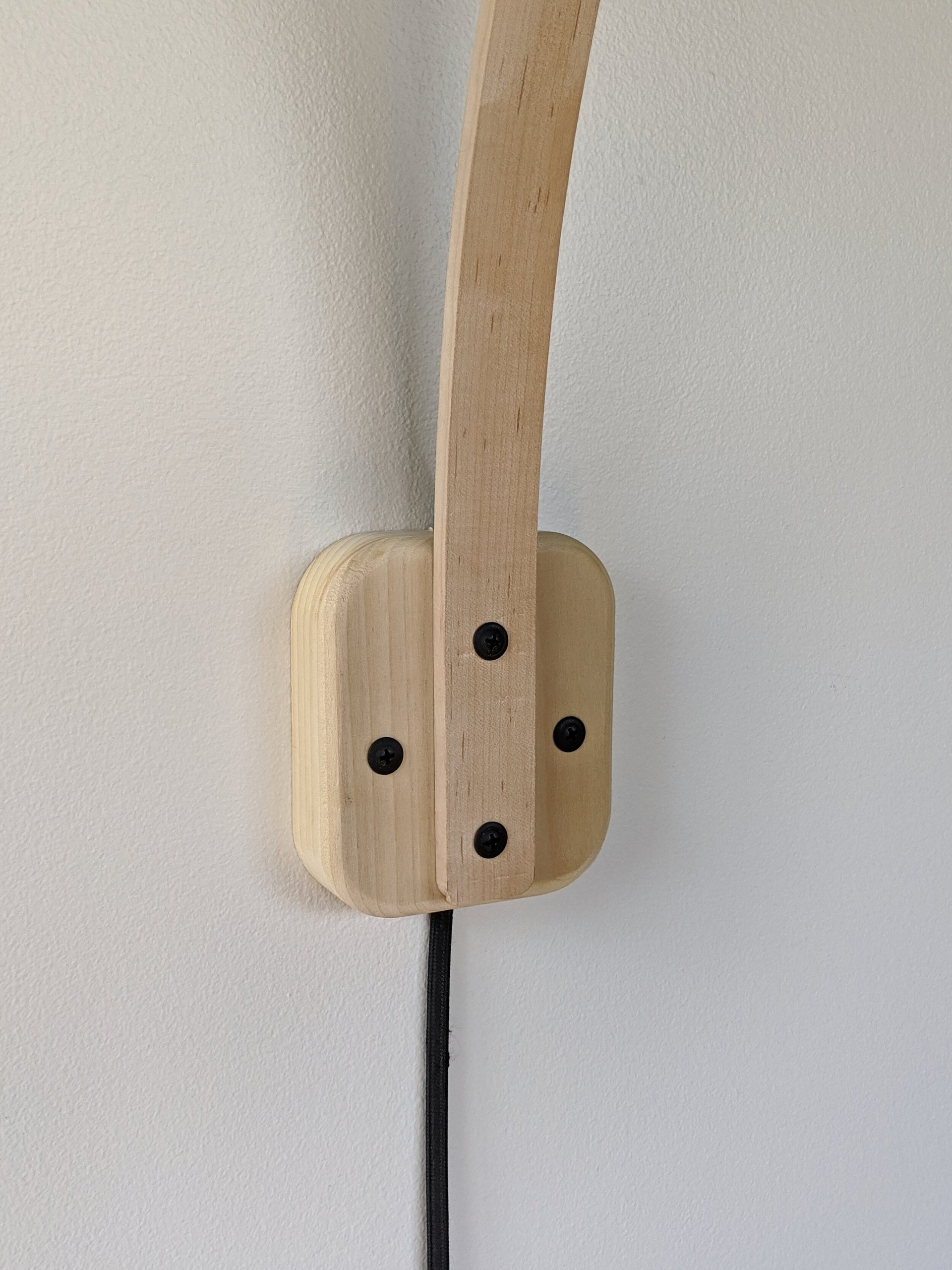 Curved Wood Wall Mount - Ships in 2-4 weeks – Rousseau Plant Care